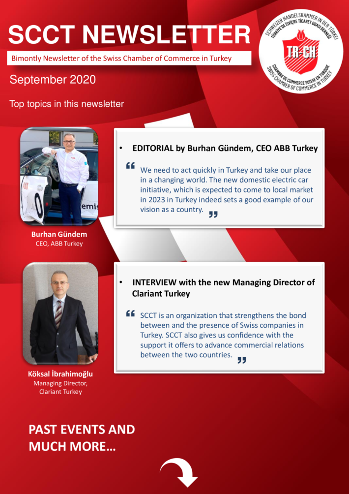 Newsletter September 2020 | Swiss Chamber of Commerce in Turkey